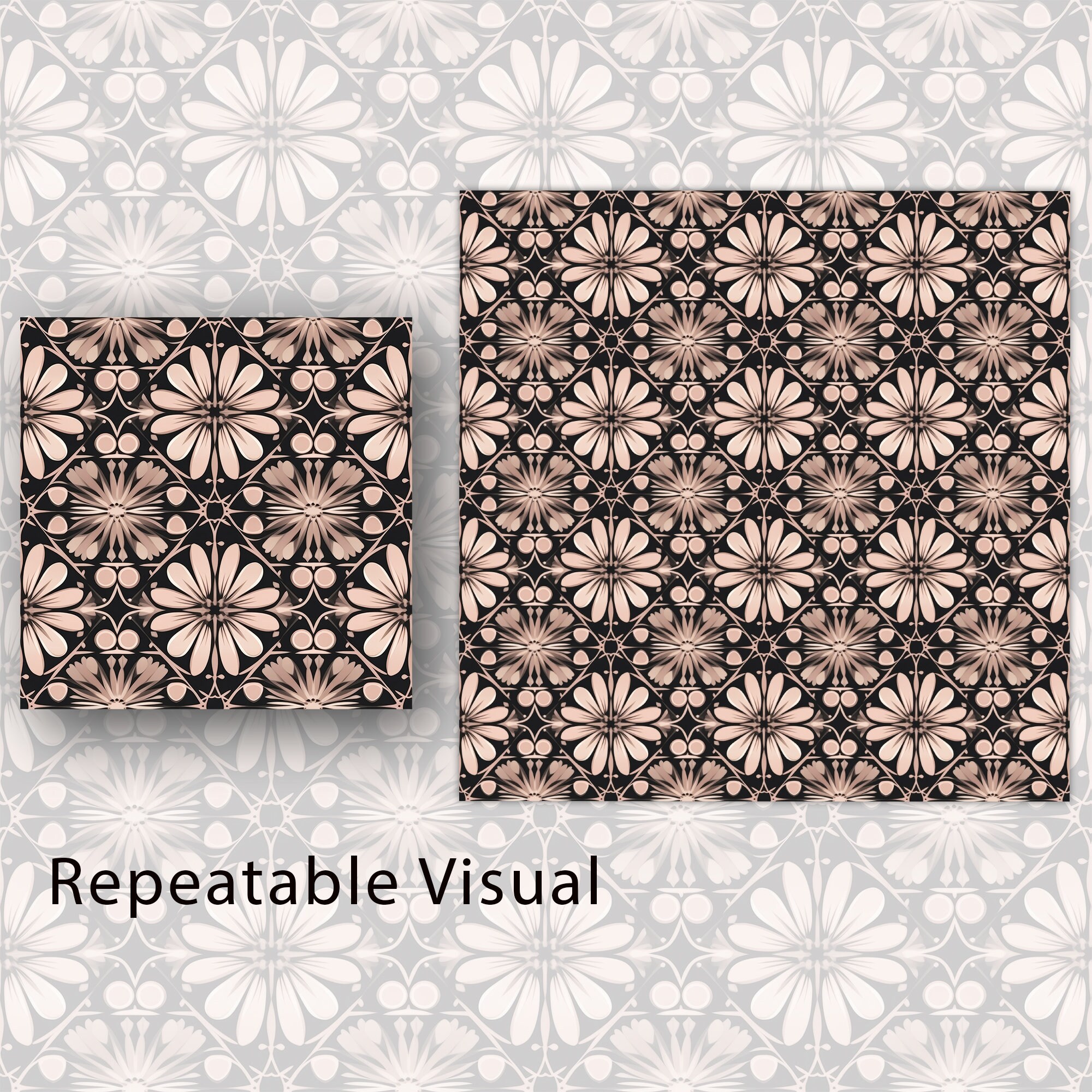36 Luxury Rose Gold Digital Paper, Repeating Pattern, Home Decoration ...
