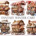Fantasy Winter Cart Clipart, Snowy Cart Illustrations, Fantasy Cart PNG ...