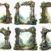 Ancient Ruins Frame Clipart | 28 High-quality PNG Designs for ...