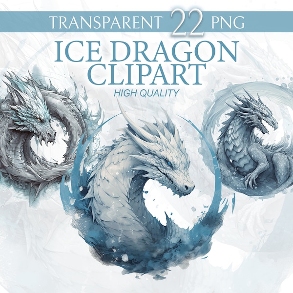 Ice Dragon - Etsy