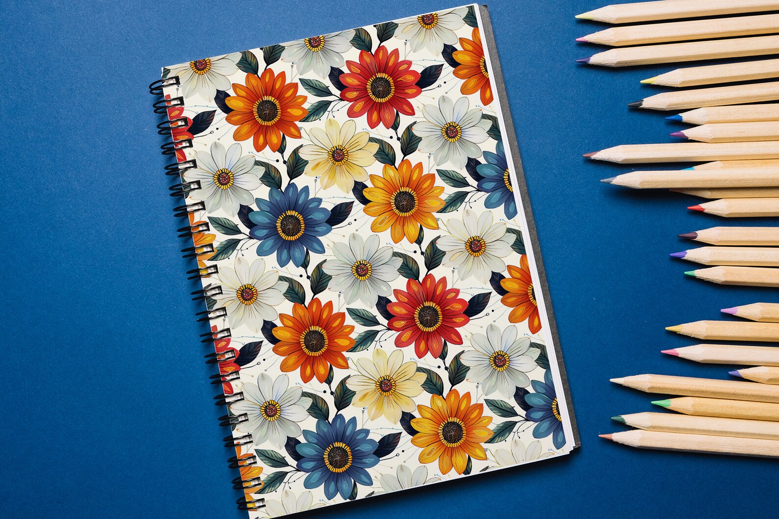 20 Vibrant Floral Seamless Digital Papers - Flower Patterns for ...