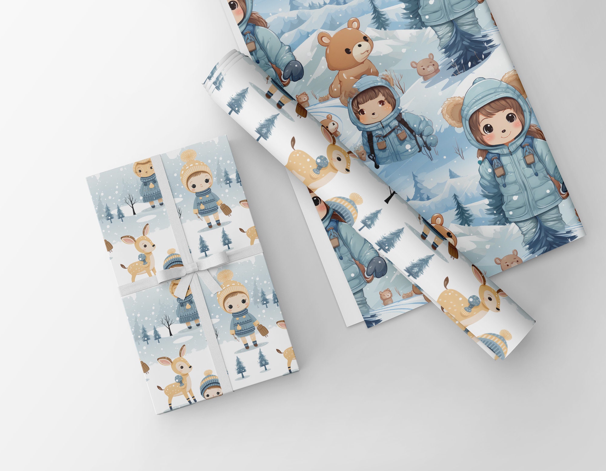 18 Cute Winter Digital Paper, Home Ddecor, JPG, Digital Download ...