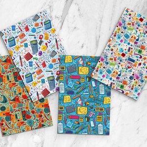 23 Colorful Math Symbols Digital Paper, Home Decor, Scrapbooking ...