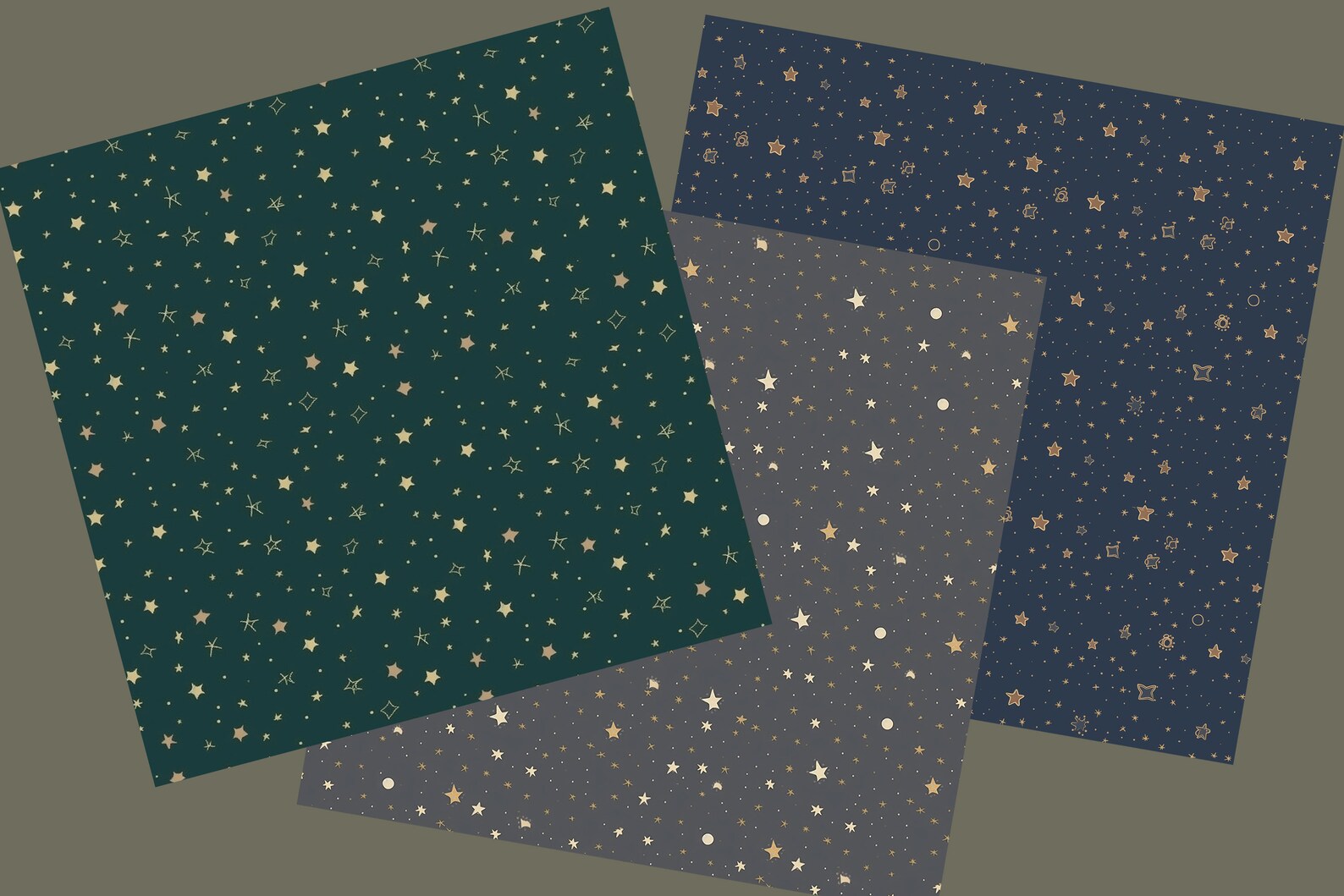 22 Starry Background, JPG, Instant Download, Scrapbooking, Repeatable ...