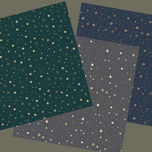 22 Starry Background, JPG, Instant Download, Scrapbooking, Repeatable ...