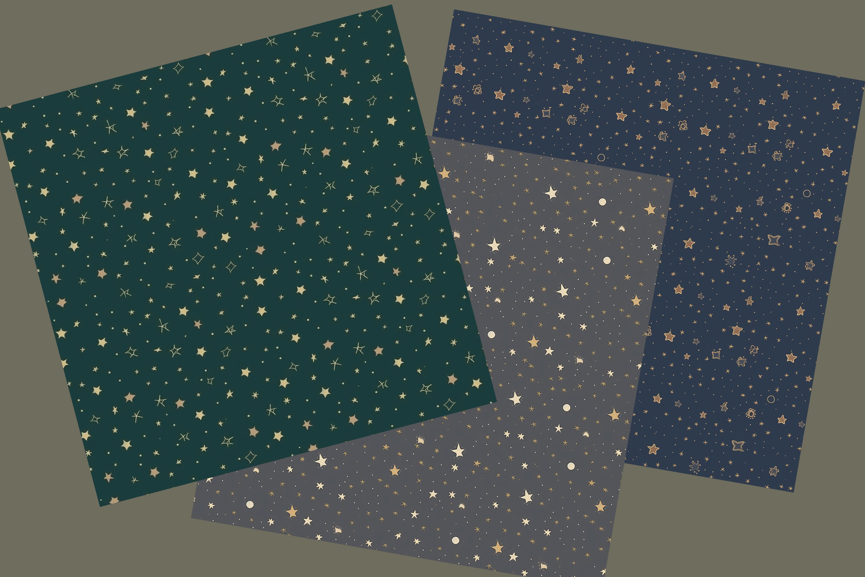 22 Starry Background, JPG, Instant Download, Scrapbooking, Repeatable ...