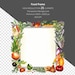 Food Frame Clipart Set for 25 Creative Culinary Designs, Kitchen Art ...