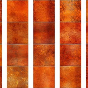 20 Burnt Orange Floral Bliss Seamless Patterns - Warm Digital Designs ...