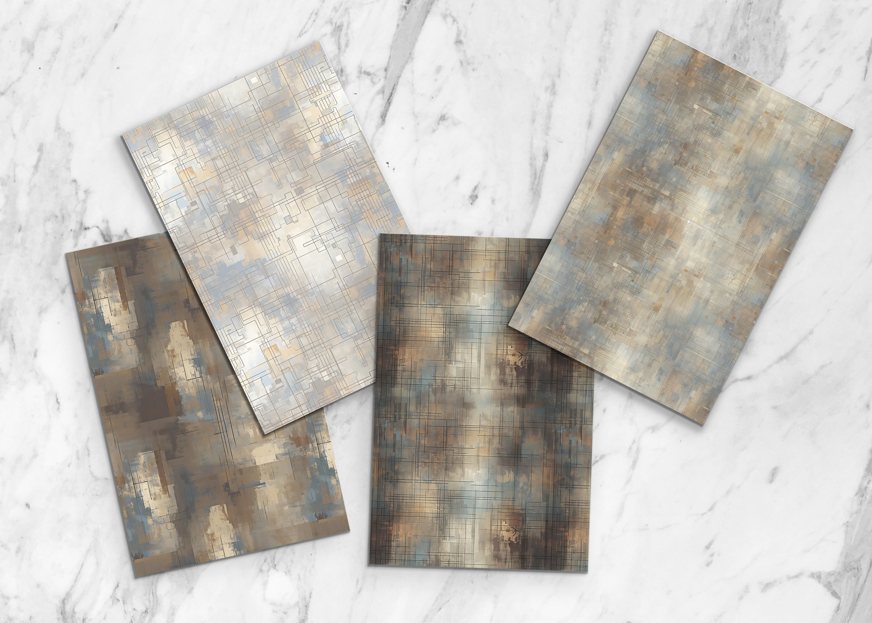 42 Ground Texture Digital Papers for Crafts, Scrapbooking, and ...