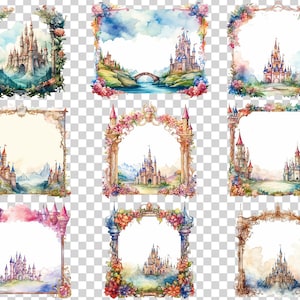 Fairytale Frame Clipart, 21 Whimsical Borders and Magical Designs ...