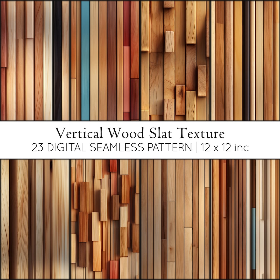 23 Vertical Wood Slat Texture Digital Paper, Digital Paper, JPG ...