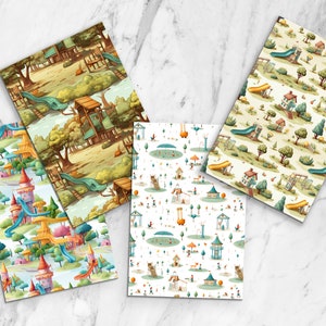 24 Playground Digital Papers - Add Fun Touches to Your Creations. Home ...