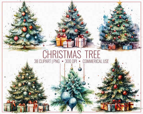 Decorate Christmas Tree Clipart