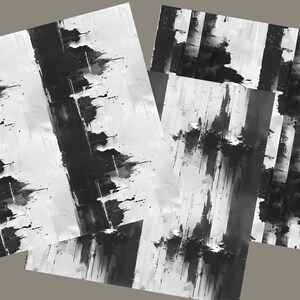 21 Black White Background Digital Paper, Instant Download, JPG ...