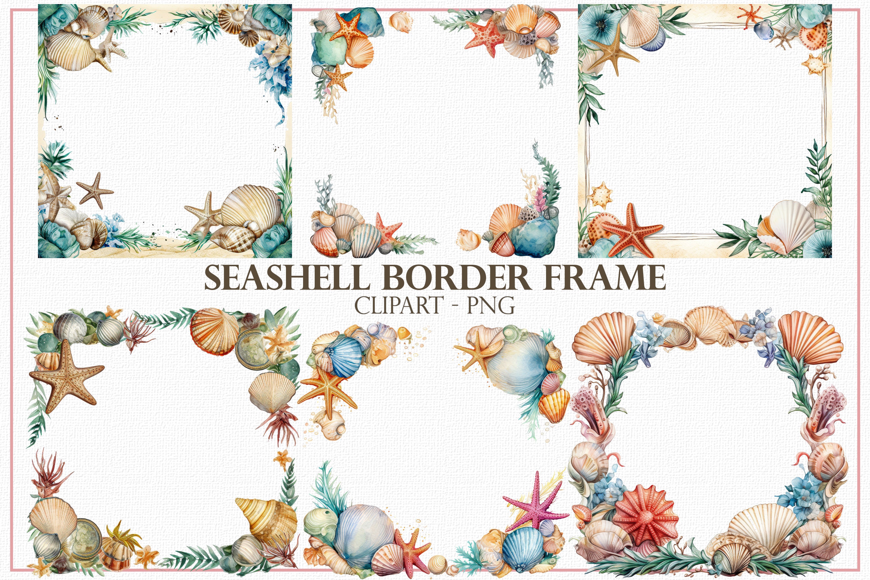 Shells Border Frame
