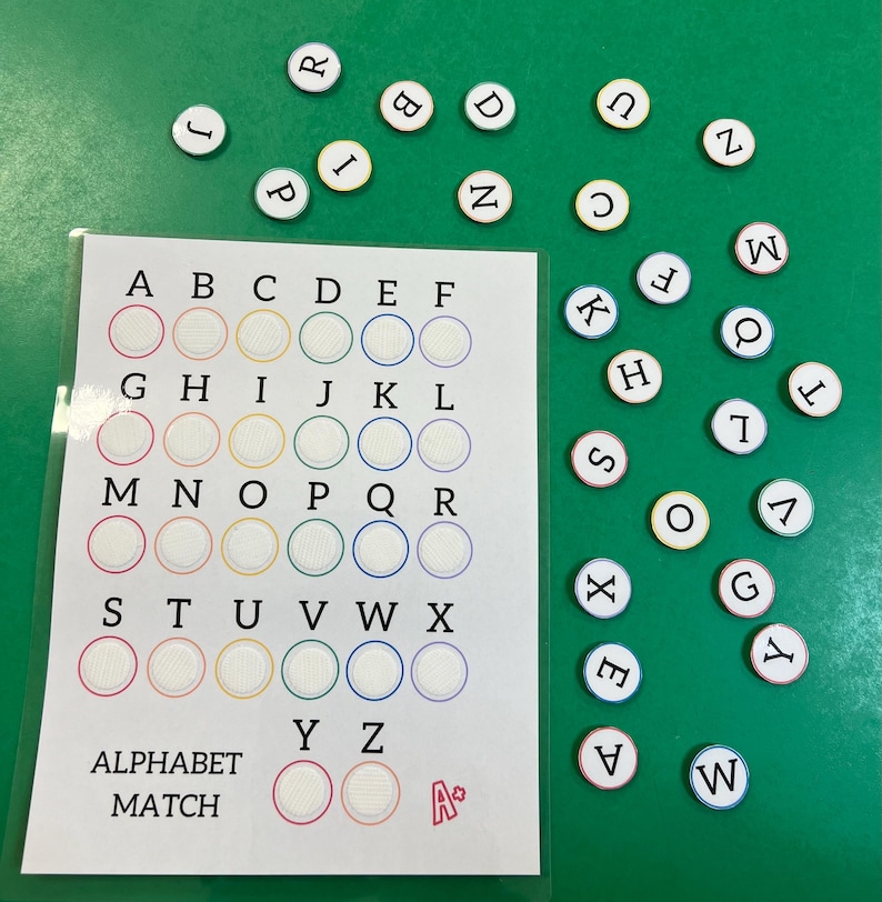 Classroom Alphabet Match | Letter Identification | Activities for Young ...