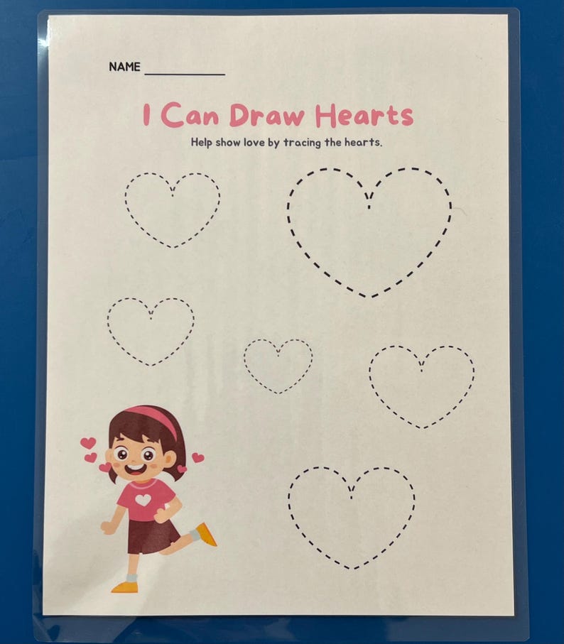 Classroom Shape Trace Worksheets | Instant Printable Download - Etsy