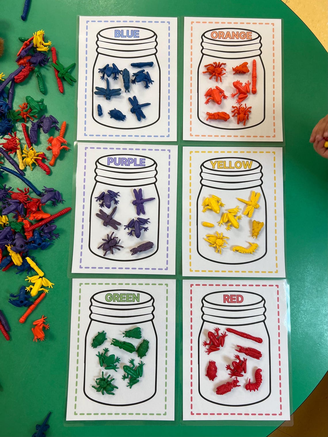 Classroom Color Sorting Jars | Color Matching Activity | Instant ...