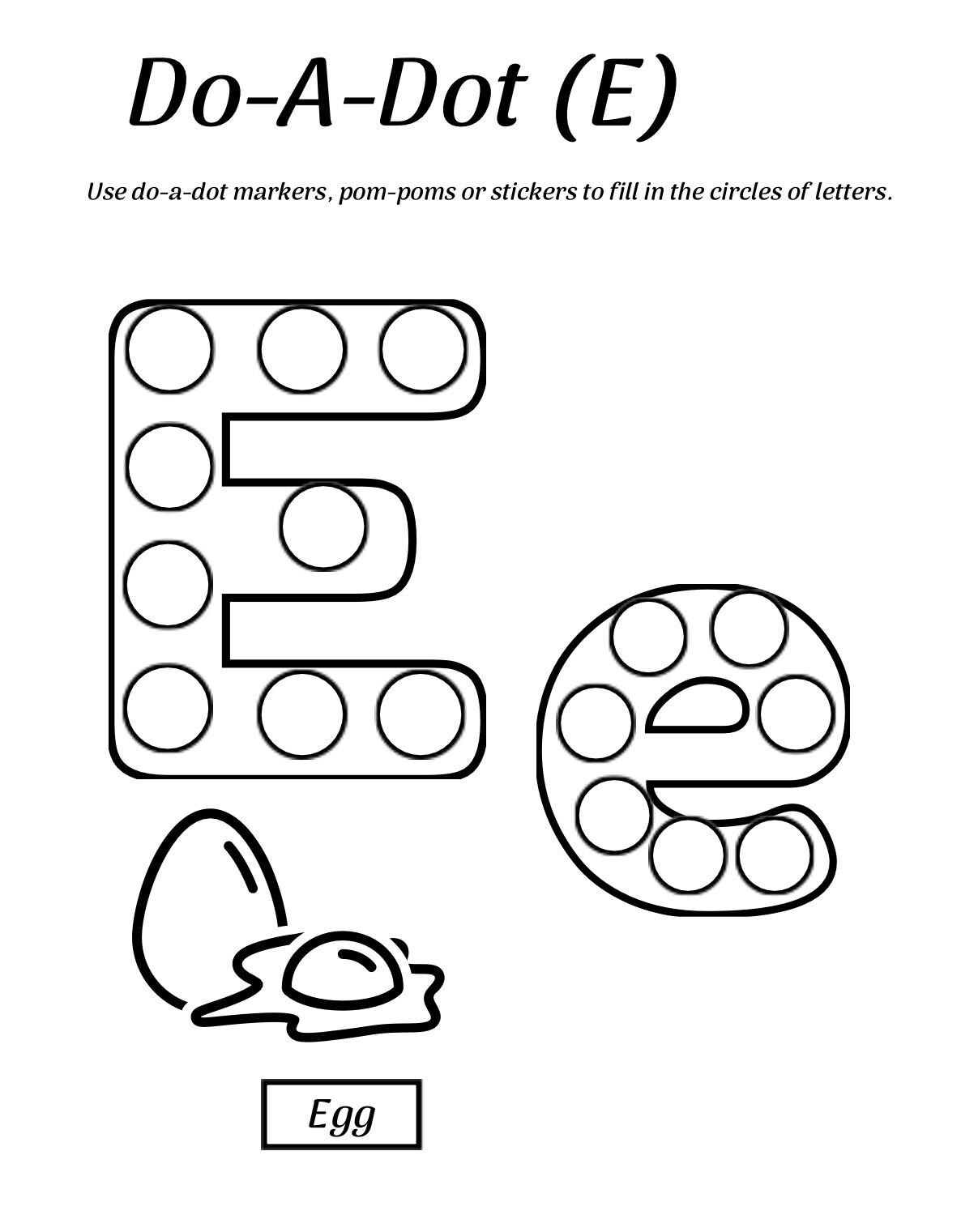Classroom DO-A-DOT Alphabet Letters A-Z | Activities for Young Learners ...