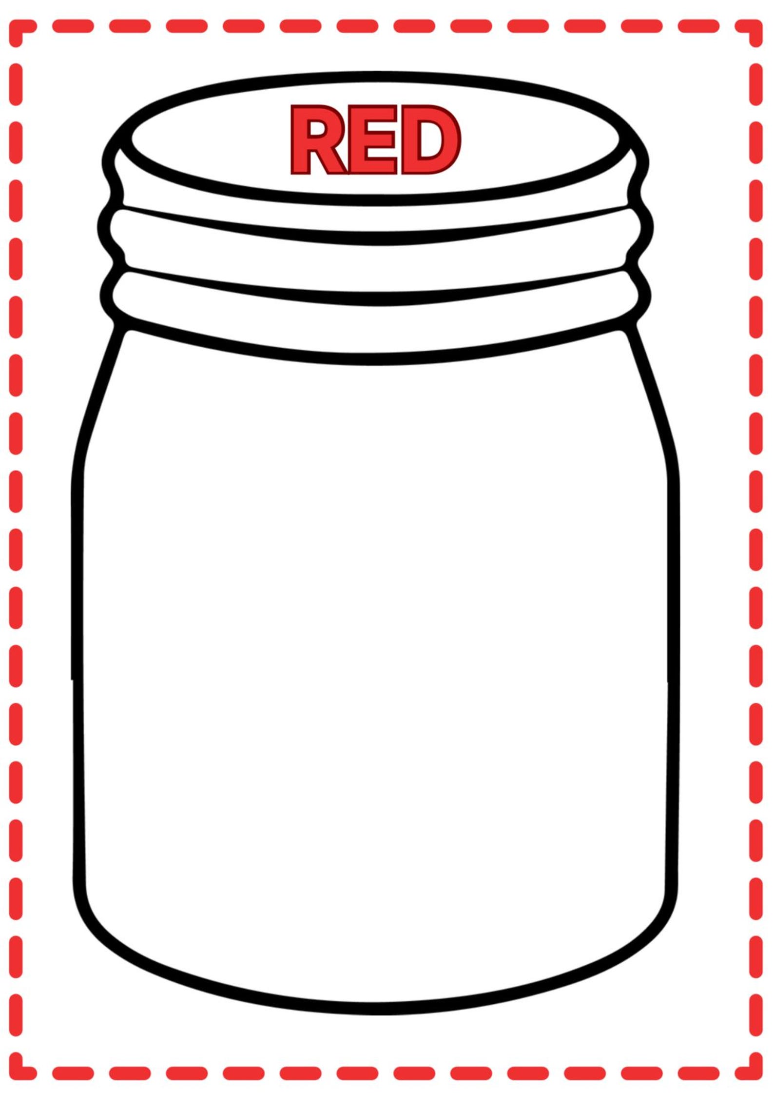 Classroom Color Sorting Jars | Color Matching Activity | Instant ...