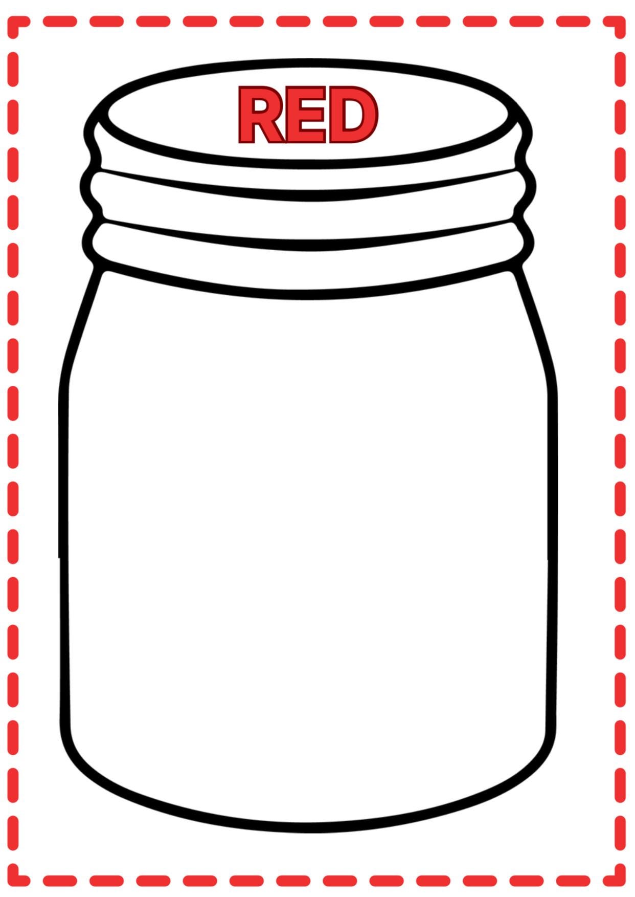 Classroom Color Sorting Jars | Color Matching Activity | Instant ...