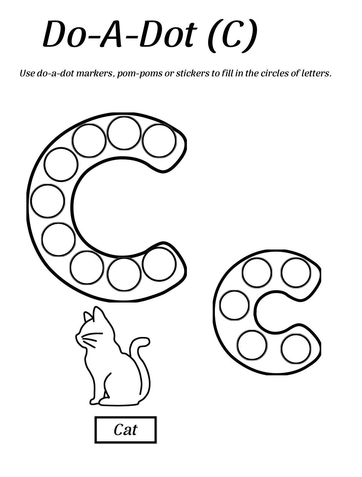 Classroom DO-A-DOT Alphabet Letters A-Z | Activities for Young Learners ...