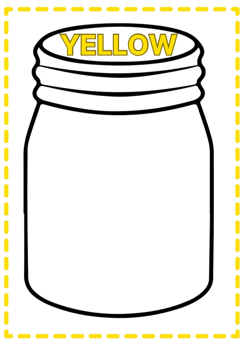 Classroom Color Sorting Jars | Color Matching Activity | Instant ...