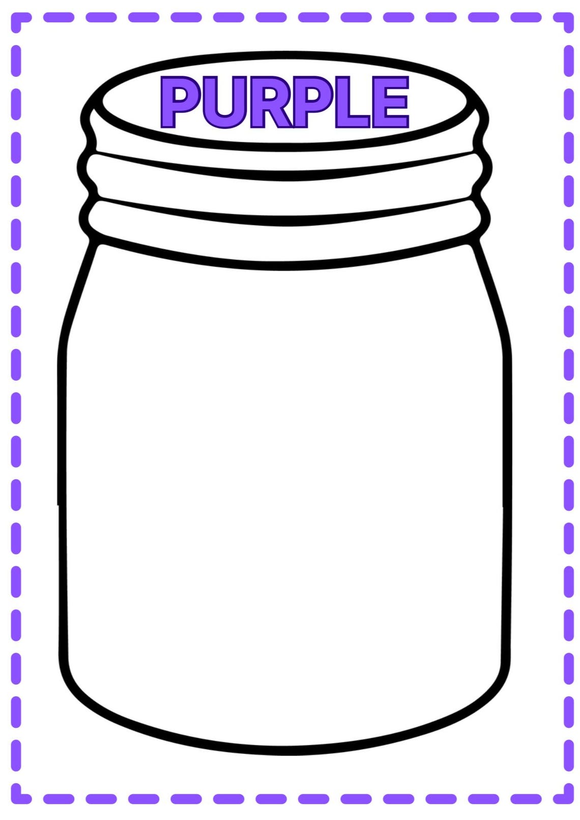 Classroom Color Sorting Jars | Color Matching Activity | Instant ...