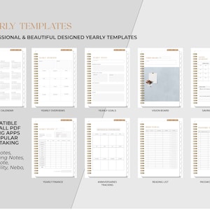 Digital Planner Printable: Customizable Weekly & Monthly Templates for ...