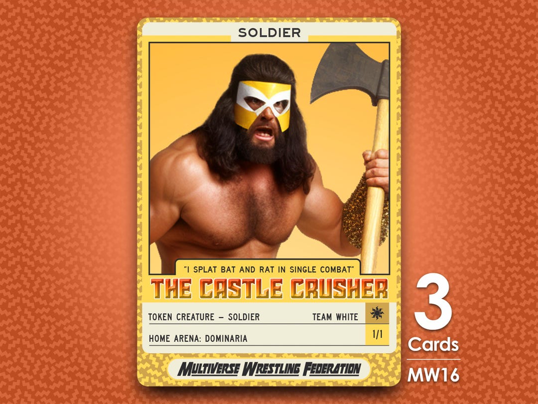 3x Soldier Token 1/1 X3for MTG - Multiverse Wrestling Federation - MW16 ...