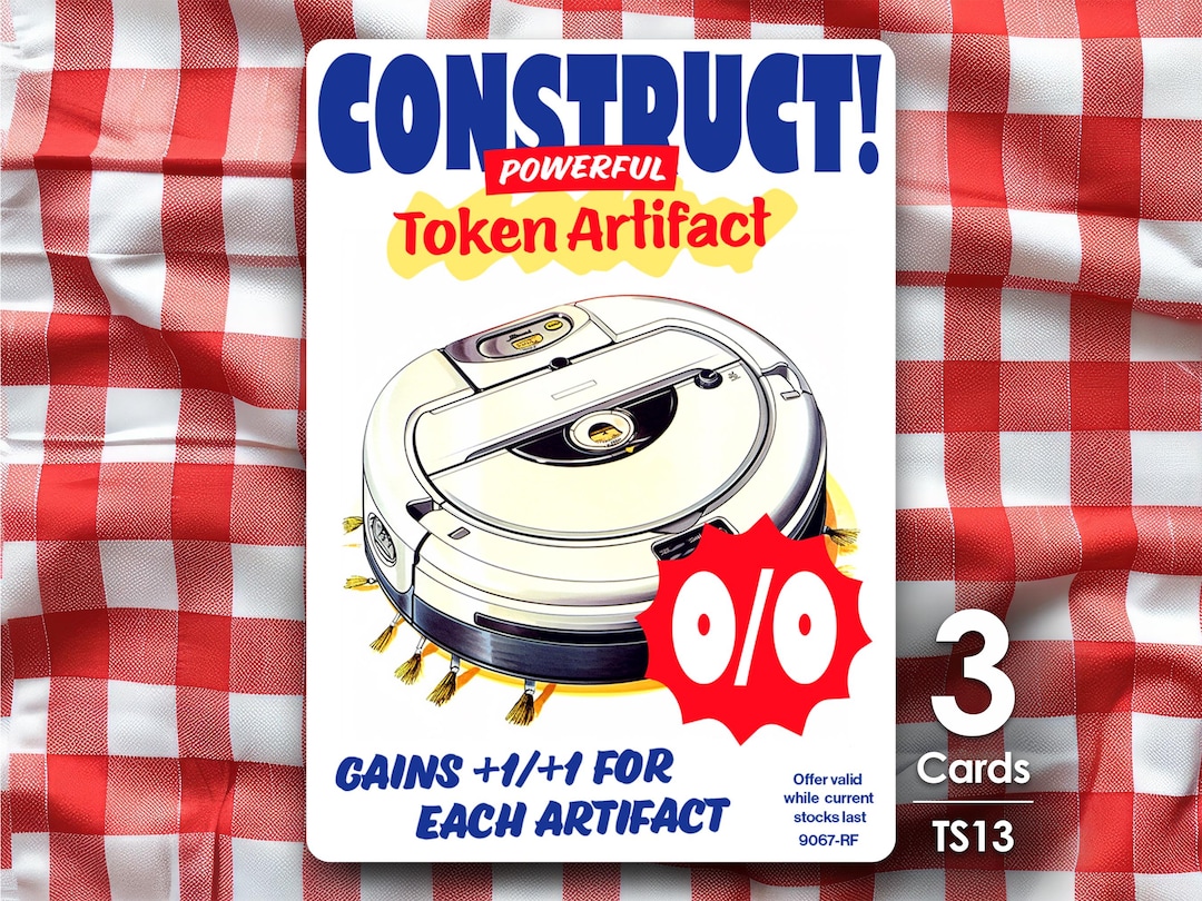 3x Construct Token for MTG - Thraben Supermarket by Alfie TS13 - Etsy