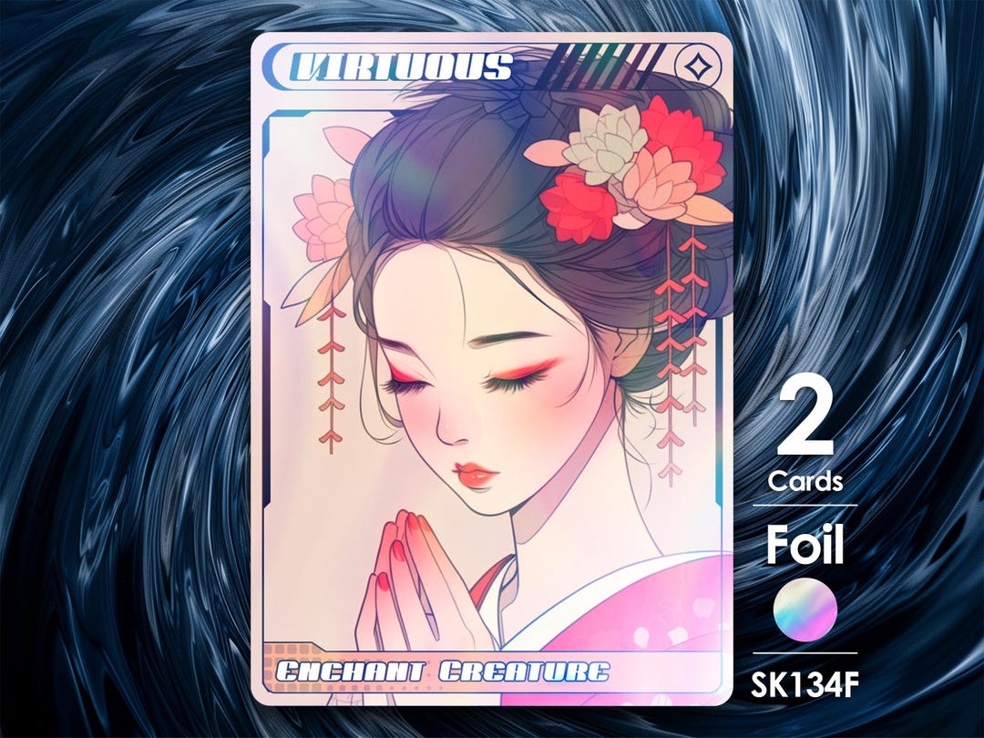 Virtuous Role Foil Tokens 2 for MTG - Street Clans by Alfie SK134F - Etsy