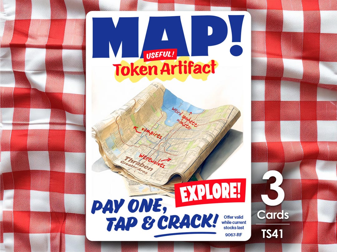 3x Map Token for Mtg - Thraben Supermarket by Alfie TS41 - Etsy