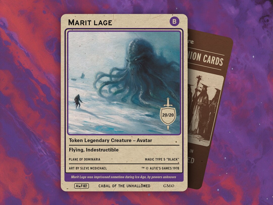 Marit Lage MTG Token Alfie's Adventure AA99 - Etsy