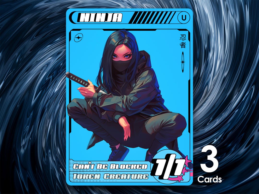 Ninja Token X3 can't Be Blocked for Magic Street Clans by Alfie SK31 - Etsy