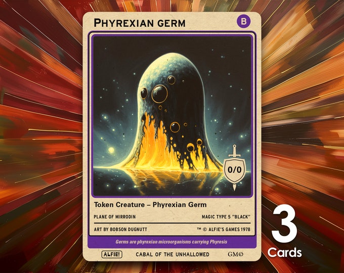 Germ Custom Token for Magic the Gathering, MTG - Etsy Sweden