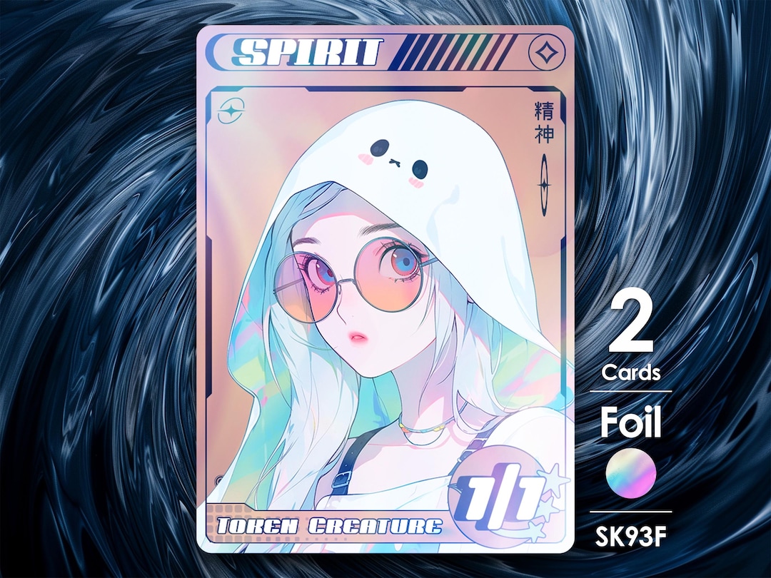 Spirit 1/1 Foil Tokens X2 Colorless for MTG - Street Clans by Alfie ...