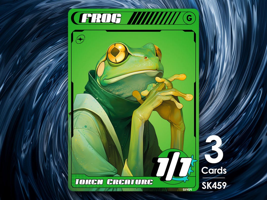 3x Frog Token for MTG - Street Clans by Alfie SK459 - Etsy
