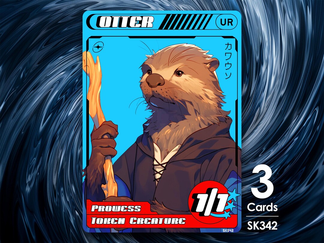 Otter Token X3 for Mtg Street Clans by Alfie SK342 - Etsy