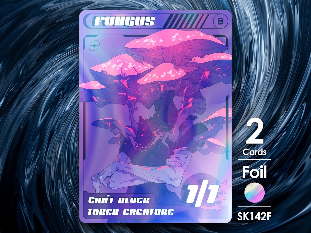 2x Fungus Foil Tokens for MTG - Street Clans by Alfie SK142F - Etsy