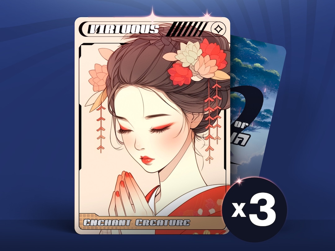 Virtuous Role Token X3 for Magic Street Clans of Kamigawa SK134 - Etsy