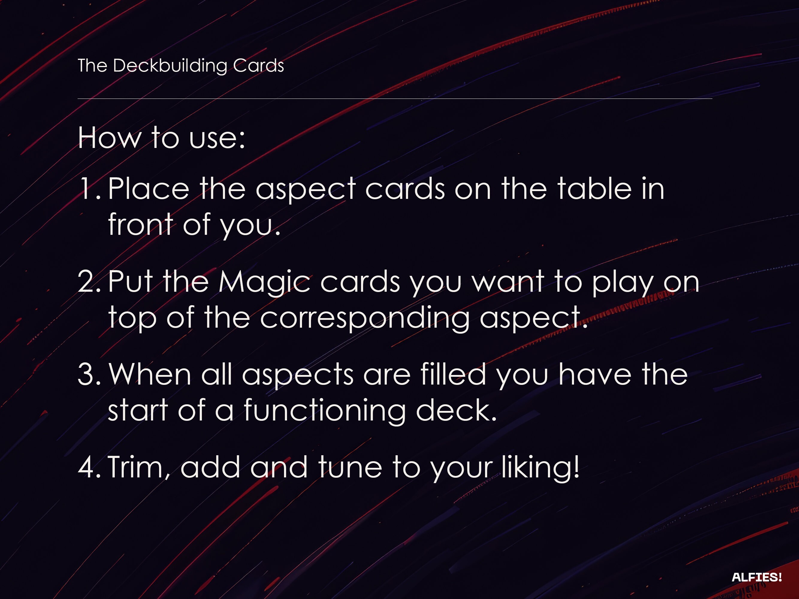 Deckbuilding Cards for MTG - Perfect Gift! - Etsy