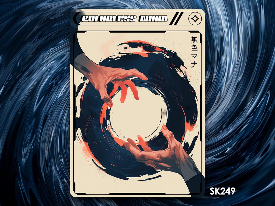 Colorless Mana Counter Token for Mtg - Street Clans by Alfie SK249 - Etsy