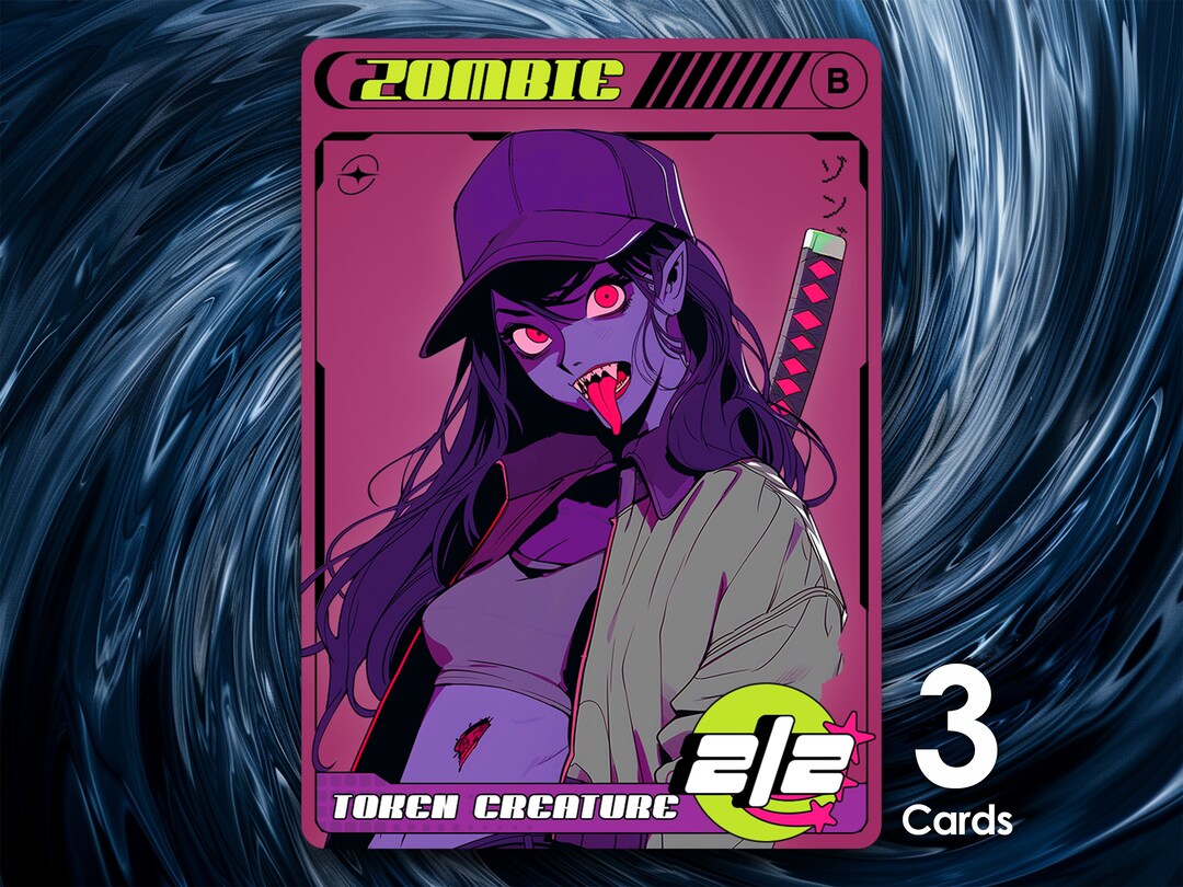 Zombie Token 2/2 X3 for Magic Street Clans of Kamigawa SK27 - Etsy