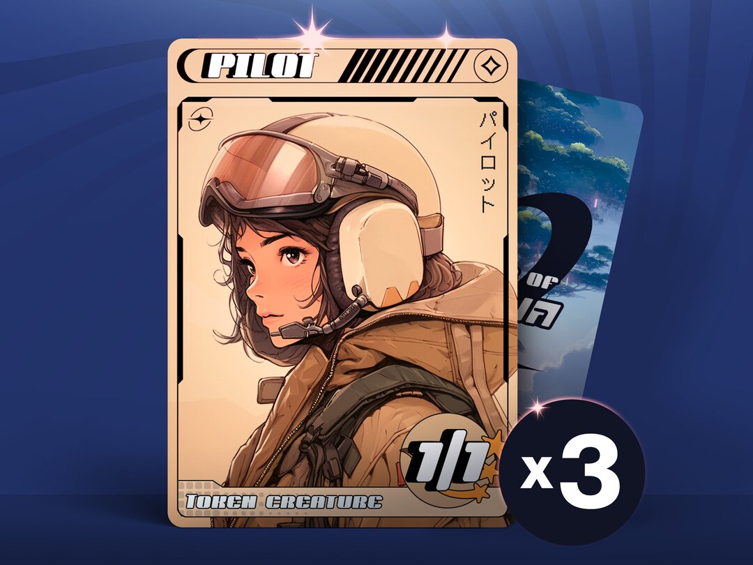 Pilot Token for Magic Street Clans of Kamigawa SK75 - Etsy