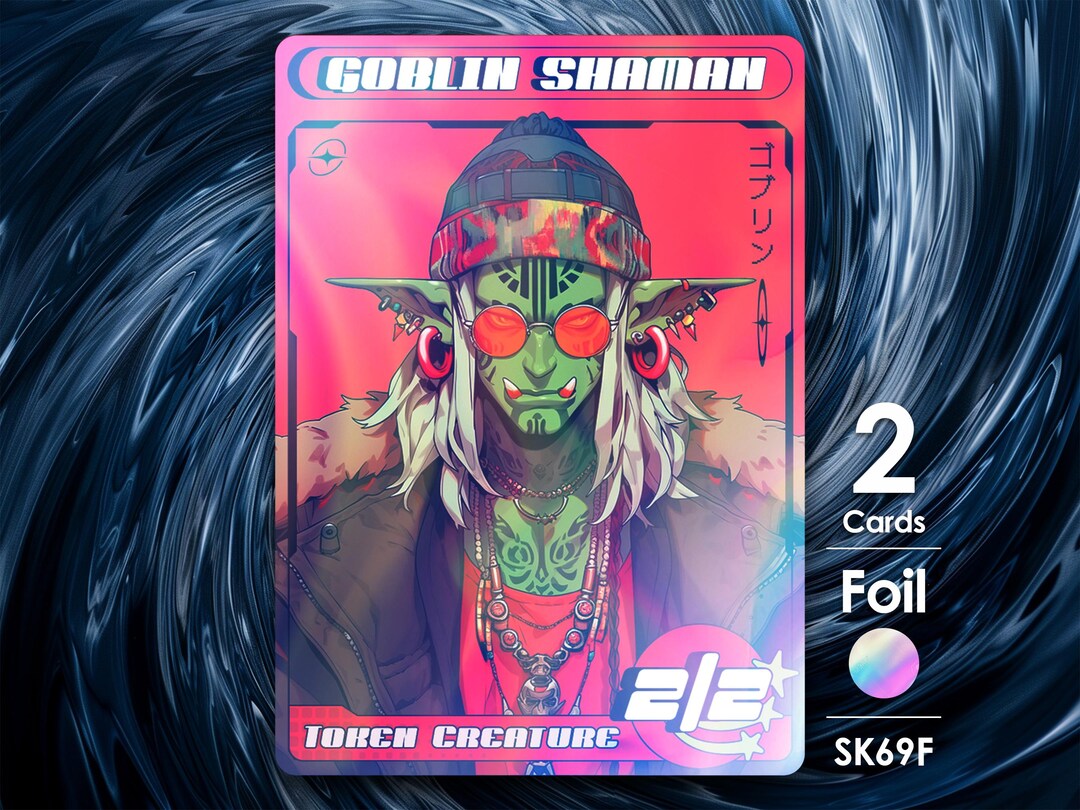 2x Goblin Shaman Foil Tokens for MTG - Street Clans by Alfie SK69F ...