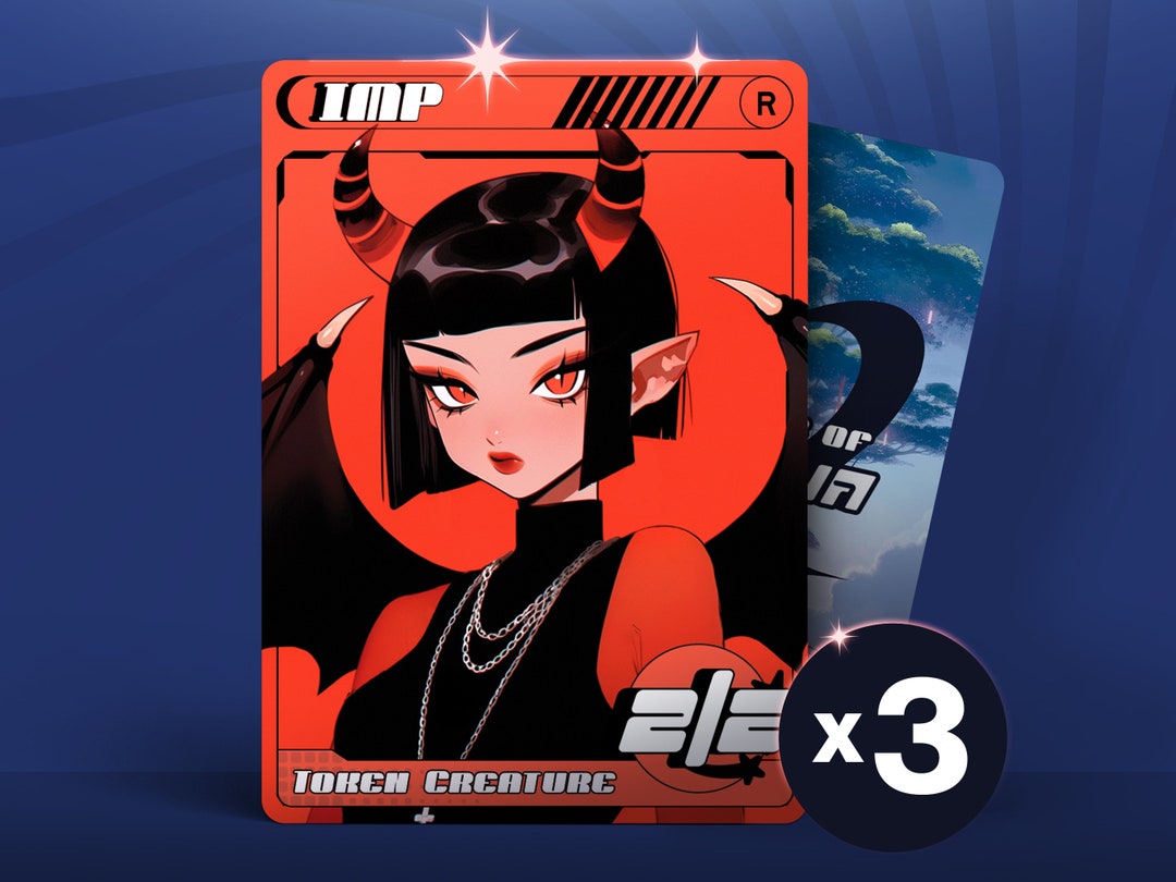 Imp Token X3 for Magic Street Clans of Kamigawa SK125 - Etsy