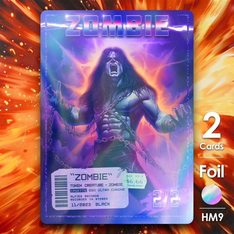 Mtg White Zombie Tokens - Etsy UK