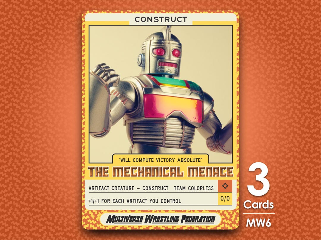 Construct Token X3 for MTG - Multiverse Wrestling Federation - MW6 - Etsy
