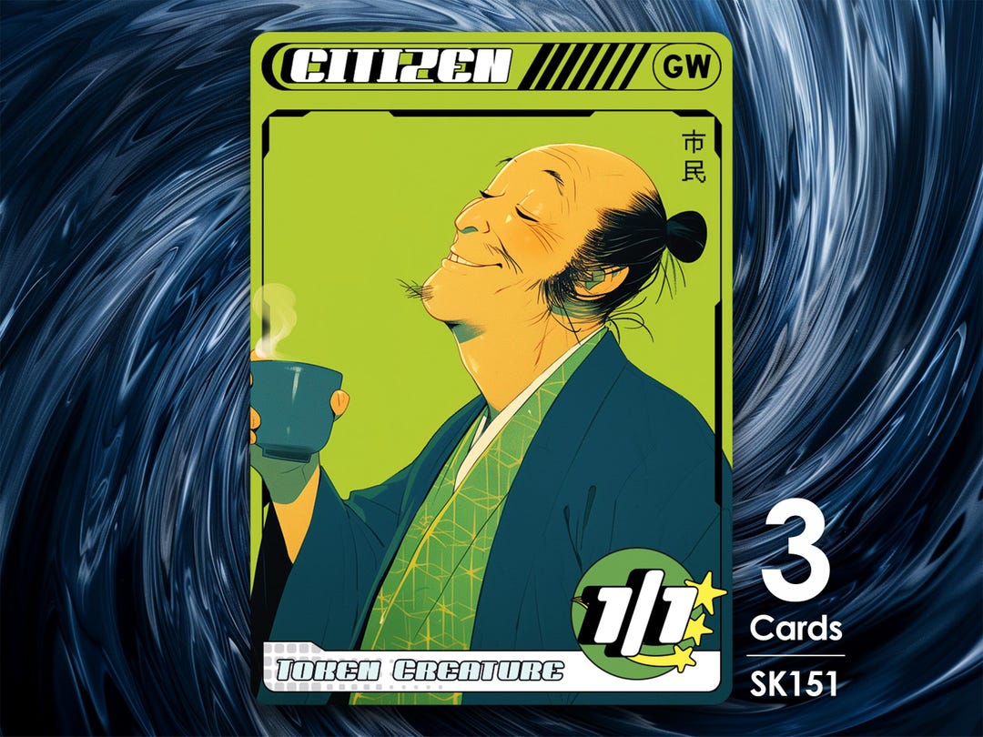 Citizen Token X3 for MTG Street Clans by Alfie SK151 - Etsy